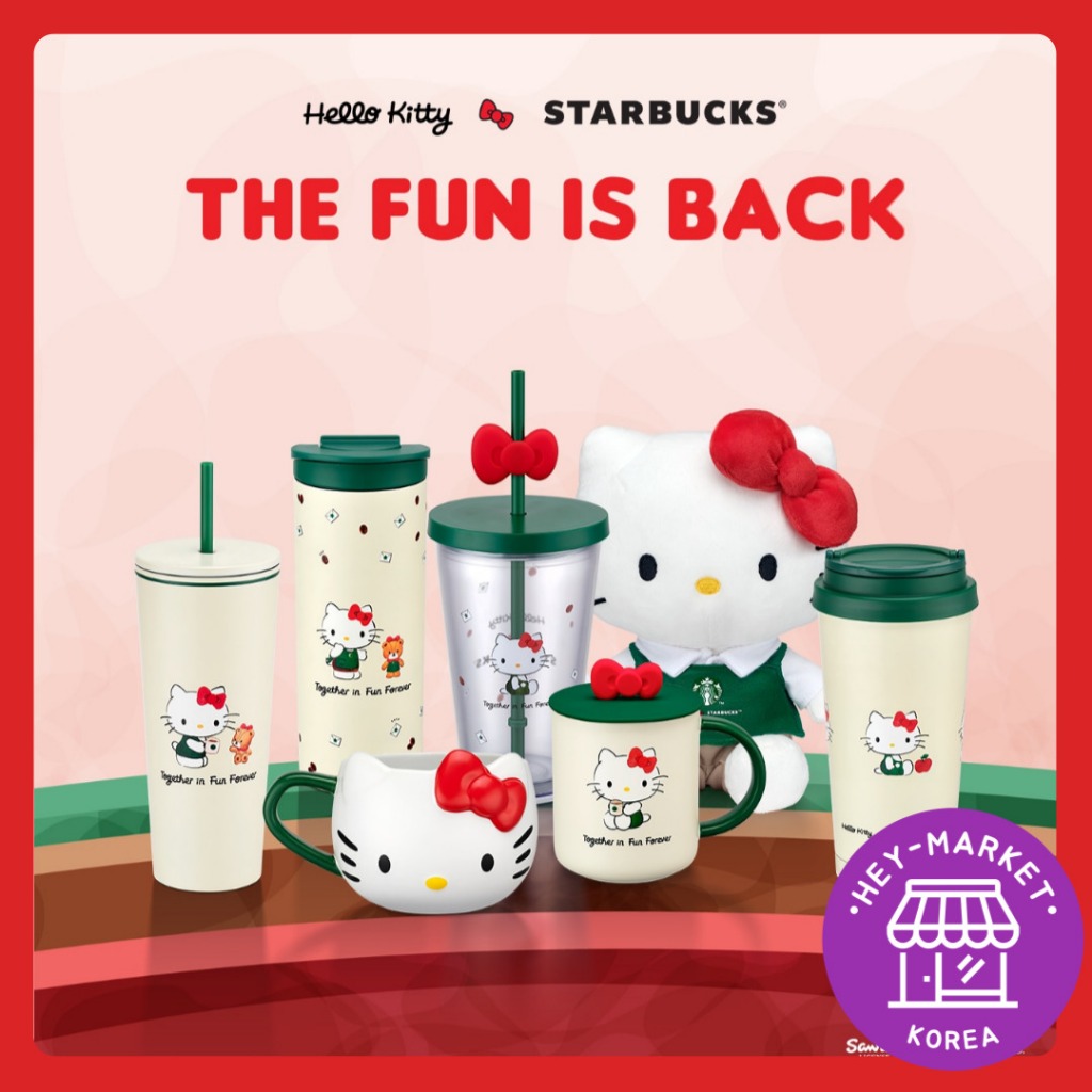 [Starbucks Korea] 🩷Starbucks Korea x Hello Kitty Limited Edition 2025 ...