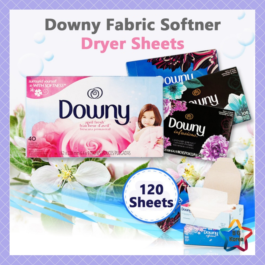 Downy April Fresh Dryer Sheets - 120 or 240 Count Fabric Softener ...