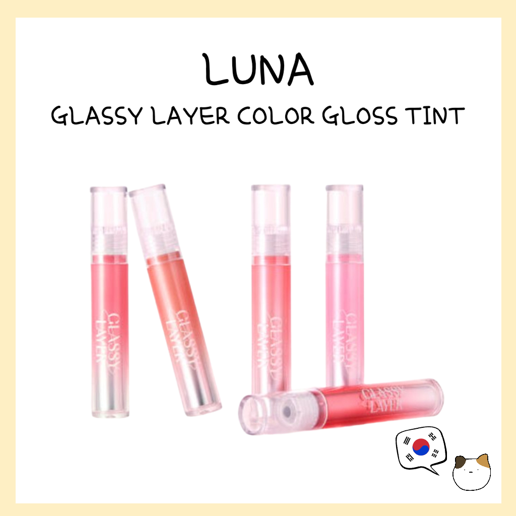 LUNA GLASSY LAYER COLOR GLOSS TINT - shipping from korea #douyinLip # ...