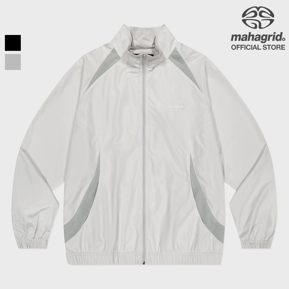 [MAHAGRID] Curved Track Jacket_Unisex_Korean style | Shopee Philippines