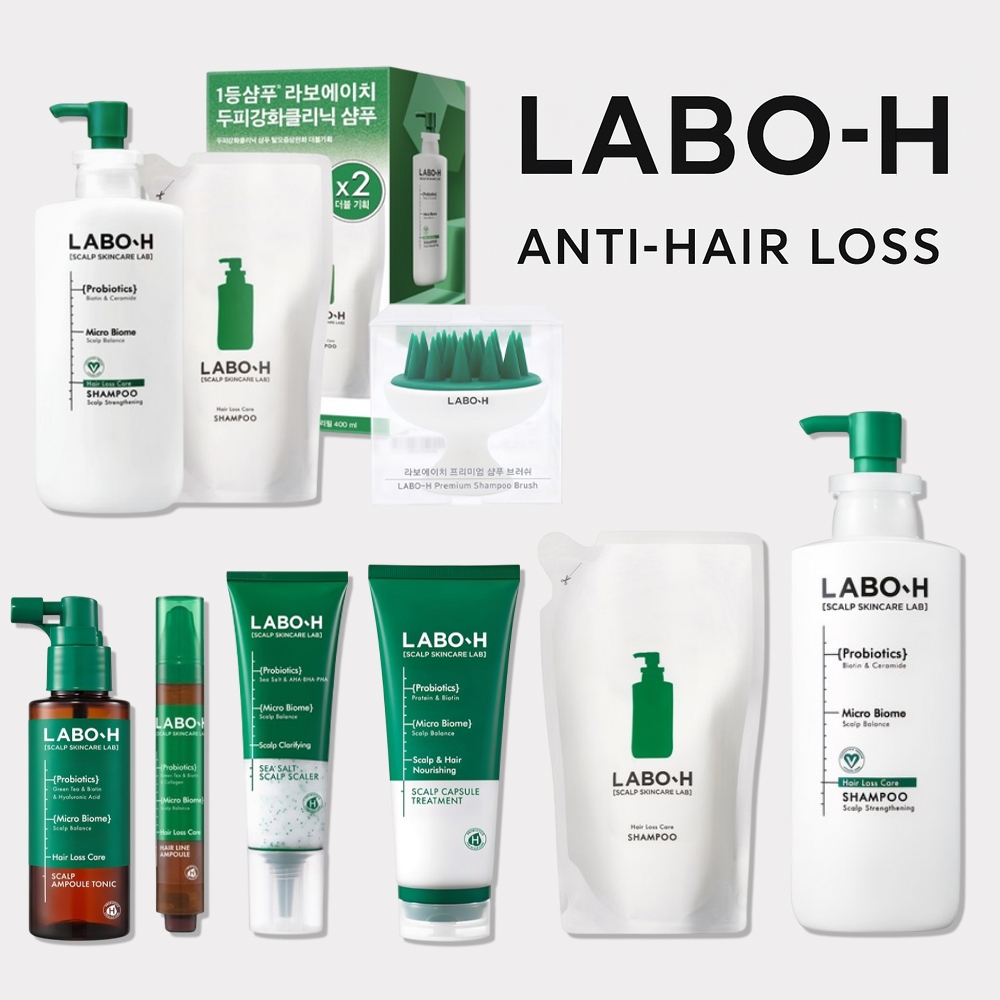 LABO-H Vegan Anti-Hair Loss Scalp Care Line Shampoo | Shopee Philippines