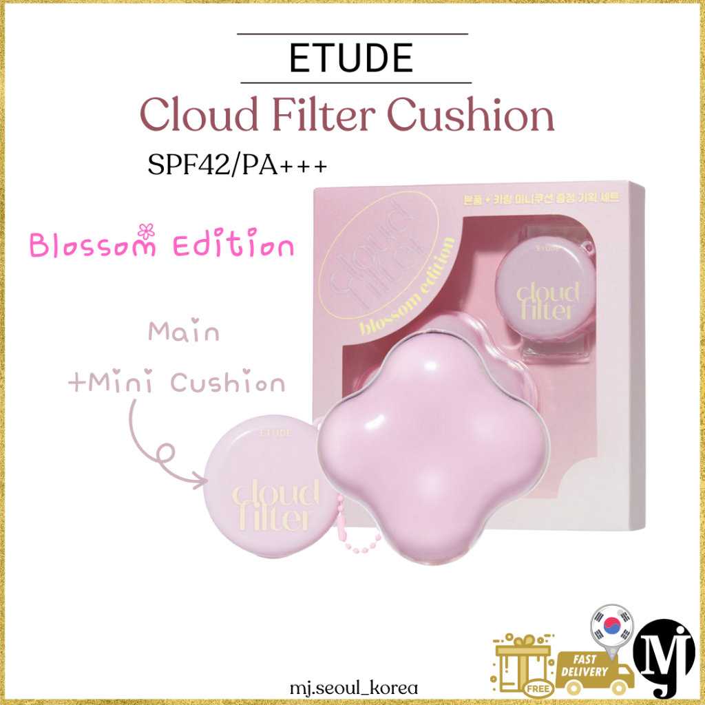 Etude Cloud Filter Cushion Blossom Edition(Main+Mini Cushion) | Shopee Philippines