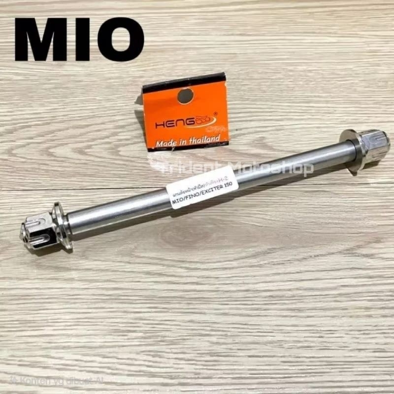 Mio FINO SOUL front axle probolt stainless silver type H2 HENG original ...