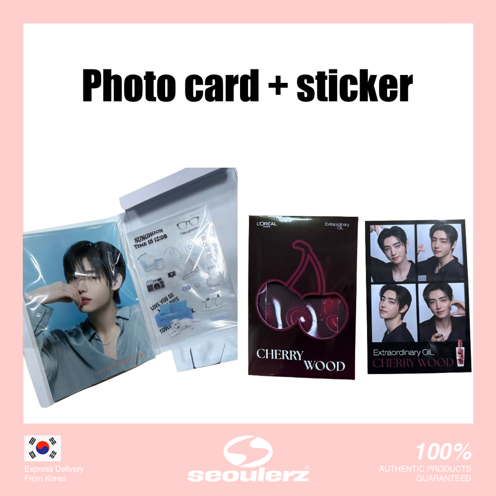 [Hince, L'Oreal] Photo card + sticker (ENHYPEN- SUNGHOON) | Shopee ...