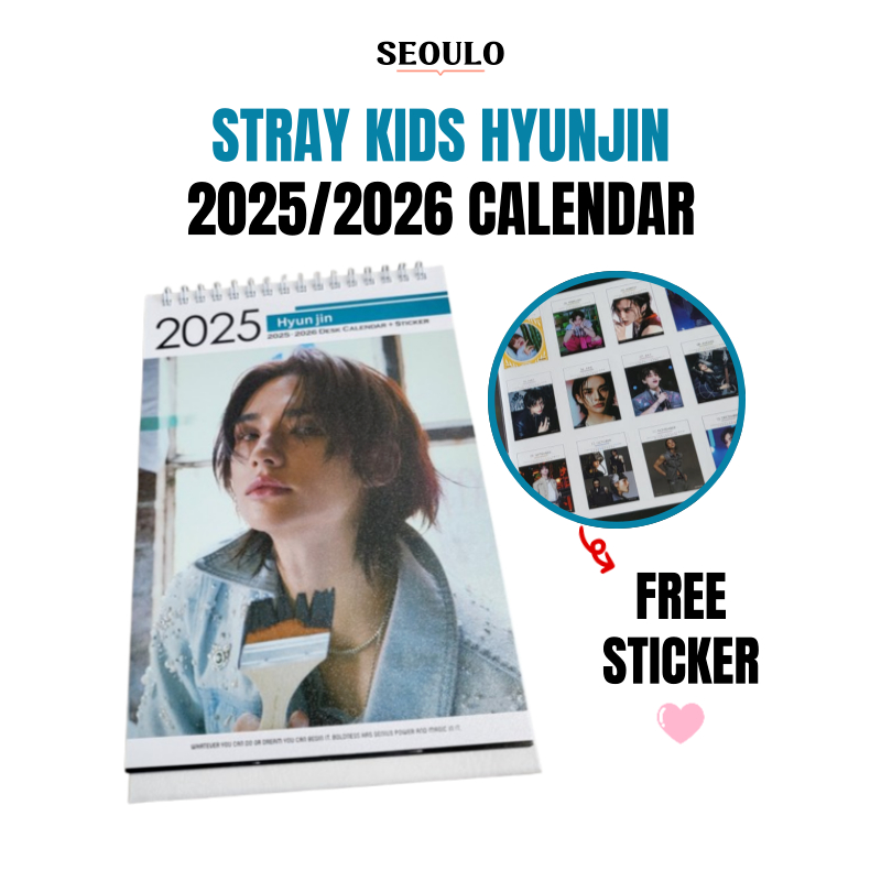 [STRAY KIDS]Hyunjin Photo Calendar 2025 and 2026, kpop, idol goods | Shopee Philippines