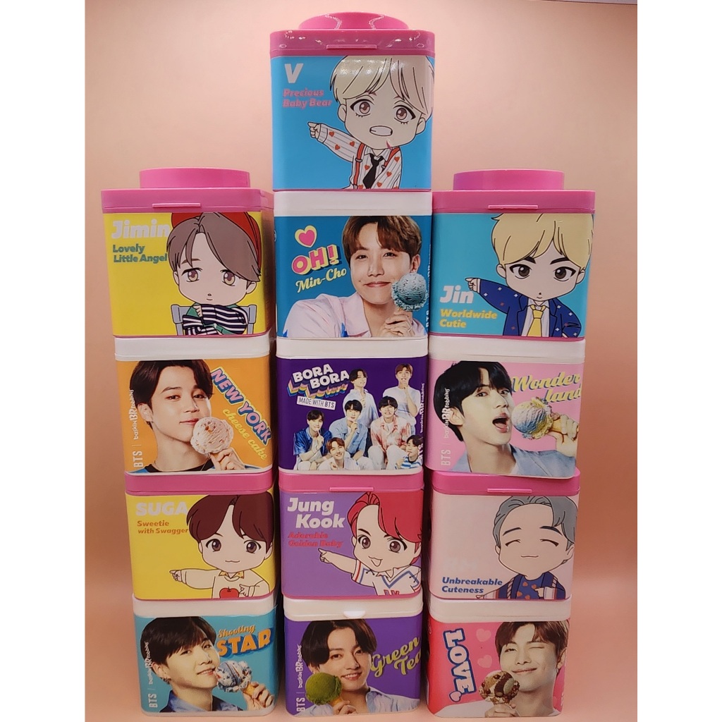 BTS x Baskin Robbins Block Pack – 13 PCS | Collector’s Set | Shopee Philippines