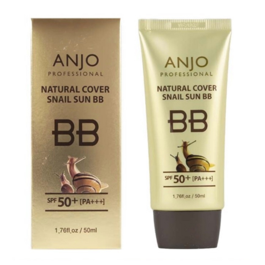 ANJO Natural Cover Snail Sun BB Cream SPF 50+PA+++ 50ml | Shopee Philippines