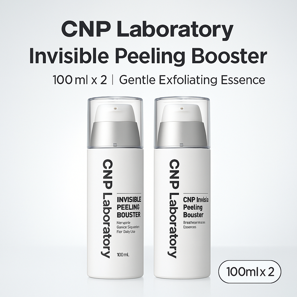 [CNP Laboratory Korea] Invisible Peeling Booster Essence 100ml x 2 – Gentle Daily Exfoliating ...