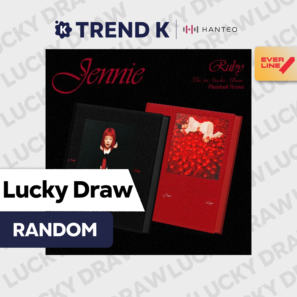 BLACKPINK JENNIE - 1st Studio Album [Ruby] (Photobook Ver.) (LUCKY DRAW ...