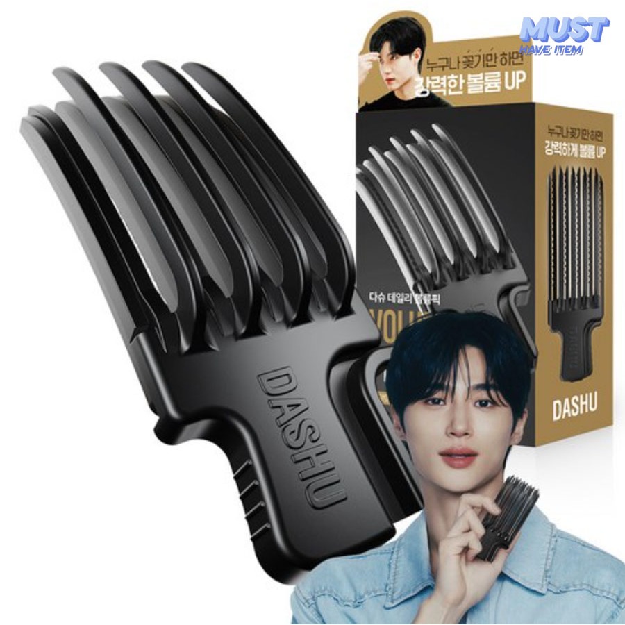 Dashu Daily Volume Pick Black, Dashu For Men Premium Mega Hold Super ...