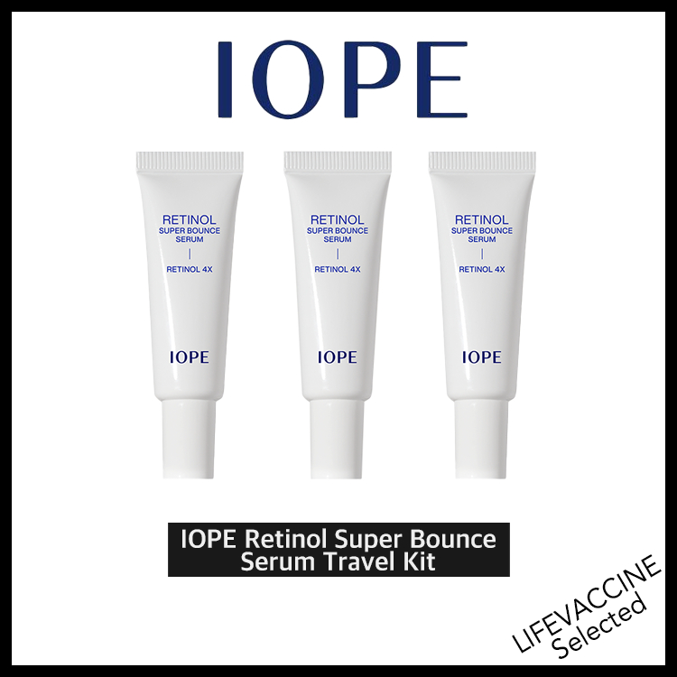 [IOPE] Retinol Super Bounce Serum Travel Kit 30ml(10mlx3ea) / 50ml ...