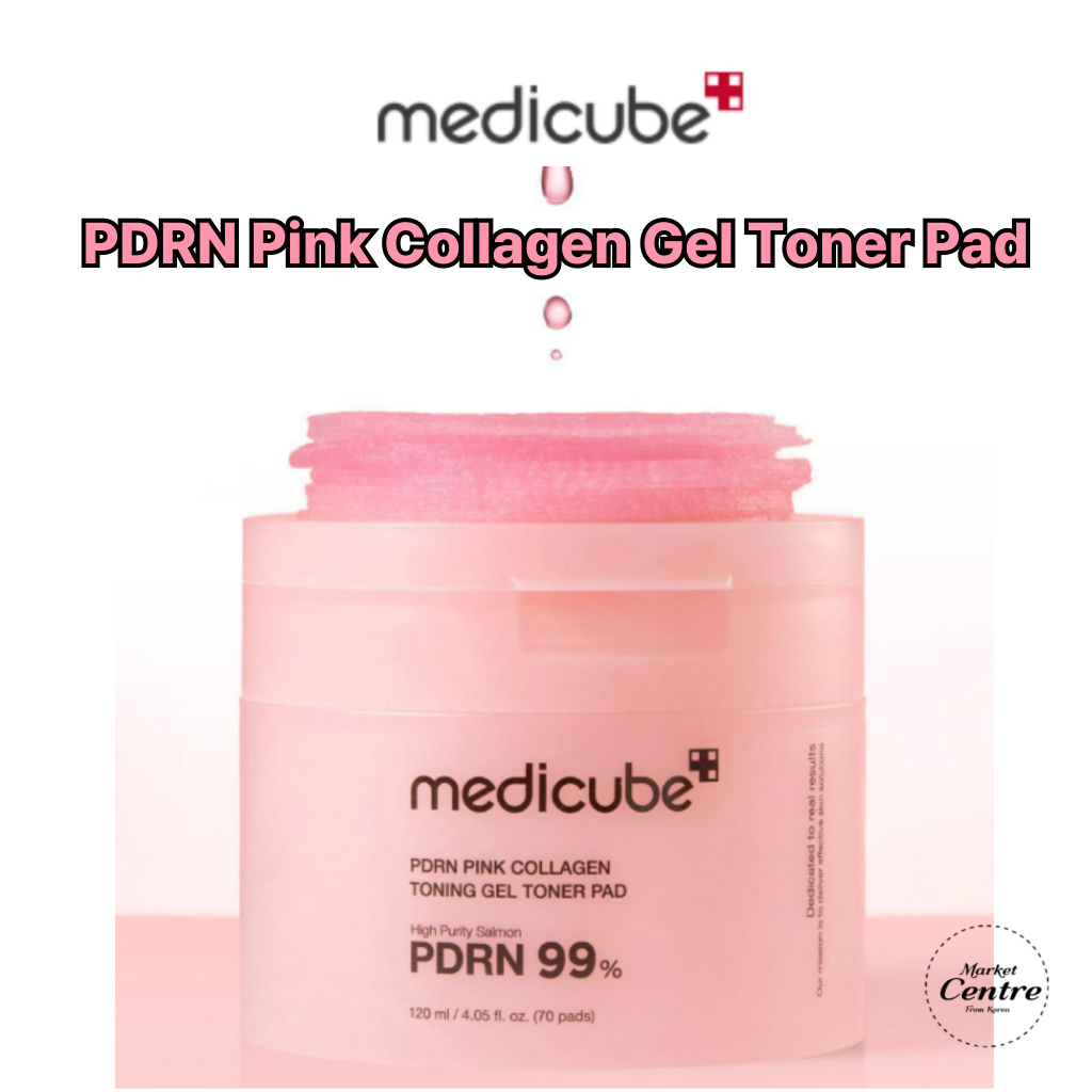 Medicube PDRN Pink Collagen Toning Gel Toner Pad 70 pads (120ml) | Shopee Philippines