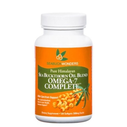SeabuckWonders Sea Buckthorn Oil Blend Omega-7 Complete 500mg Softgels ...