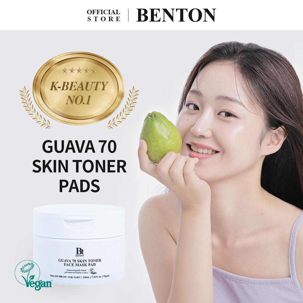 [BENTON] Guava 70 Skin Toner Face Mask Pad | Shopee Philippines