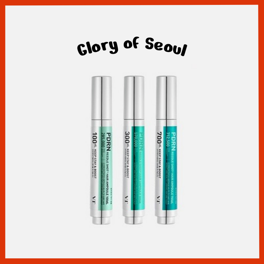 VT Cosmetics PDRN Reedle Shot Hair Ampoule, 15mL 3 Types (100dL / 300dL ...