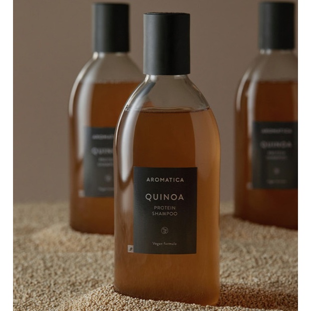 Aromatica quinoa protein shampoo 400 ml / Vegan protein / Extremely ...
