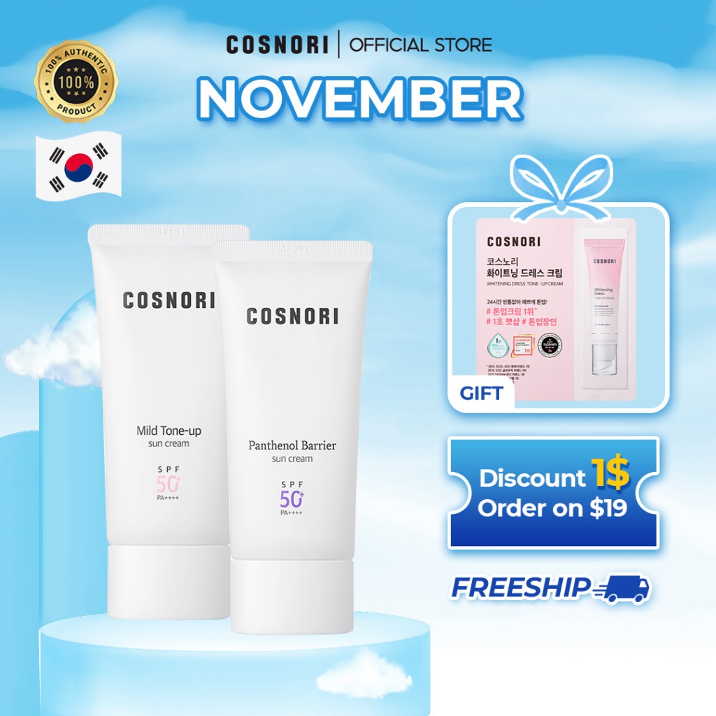 [COSNORI] Mild Tone-up&Panthenol barrier Sun Cream SPF50+ PA ...