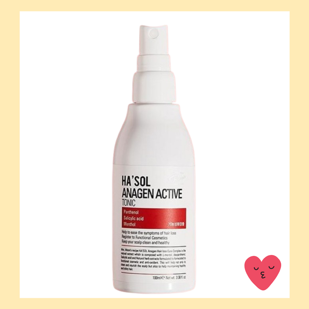 [HA'SOL] Anagen active scalp tonic 100ml | Shopee Philippines