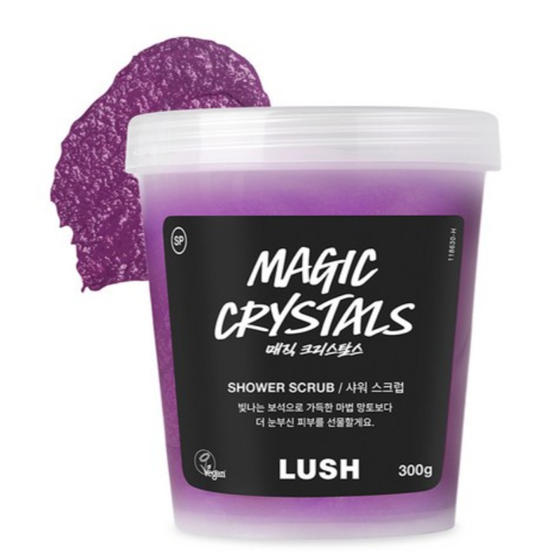LUSH Magic Crystals Shower Body Scrub – Refreshing Exfoliating Scrub ...