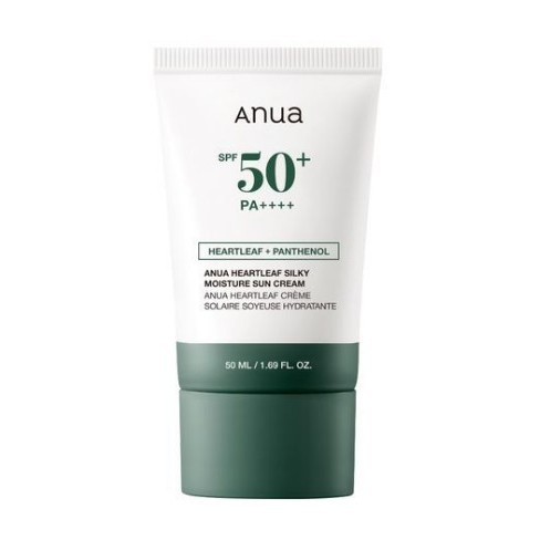 Anua Houttuynia Silky Moisture Sunscreen SPF50+, PA++++ 50ml | Shopee ...