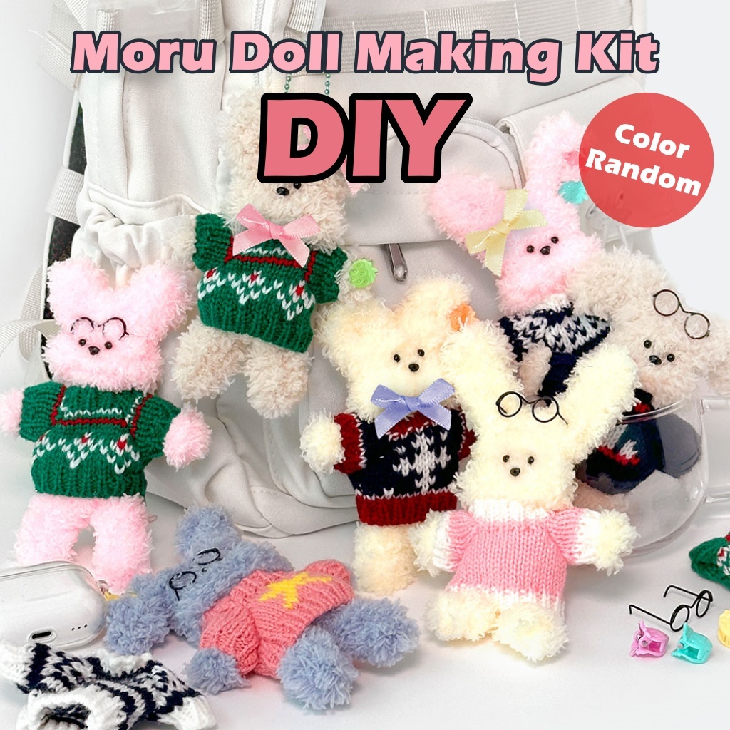 Moru Doll Diy Kit Moru Doll Accessories Clothes Set Cute Craft Diy Bag ...