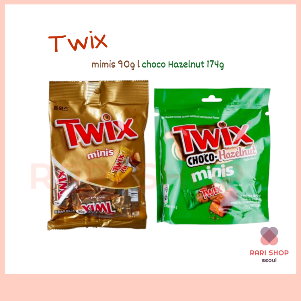 [TWIX] Twix Minis 90g l Minis Choco Hazelnut 174g | Shopee Philippines