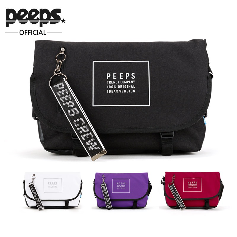 [PEEPS] Essential Messenger Bag(Light Edit_4 Color) | Shopee Philippines