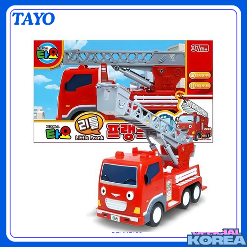Tayo Little Frank Motorized Fire Truck Toy – Action Vehicle Set for ...