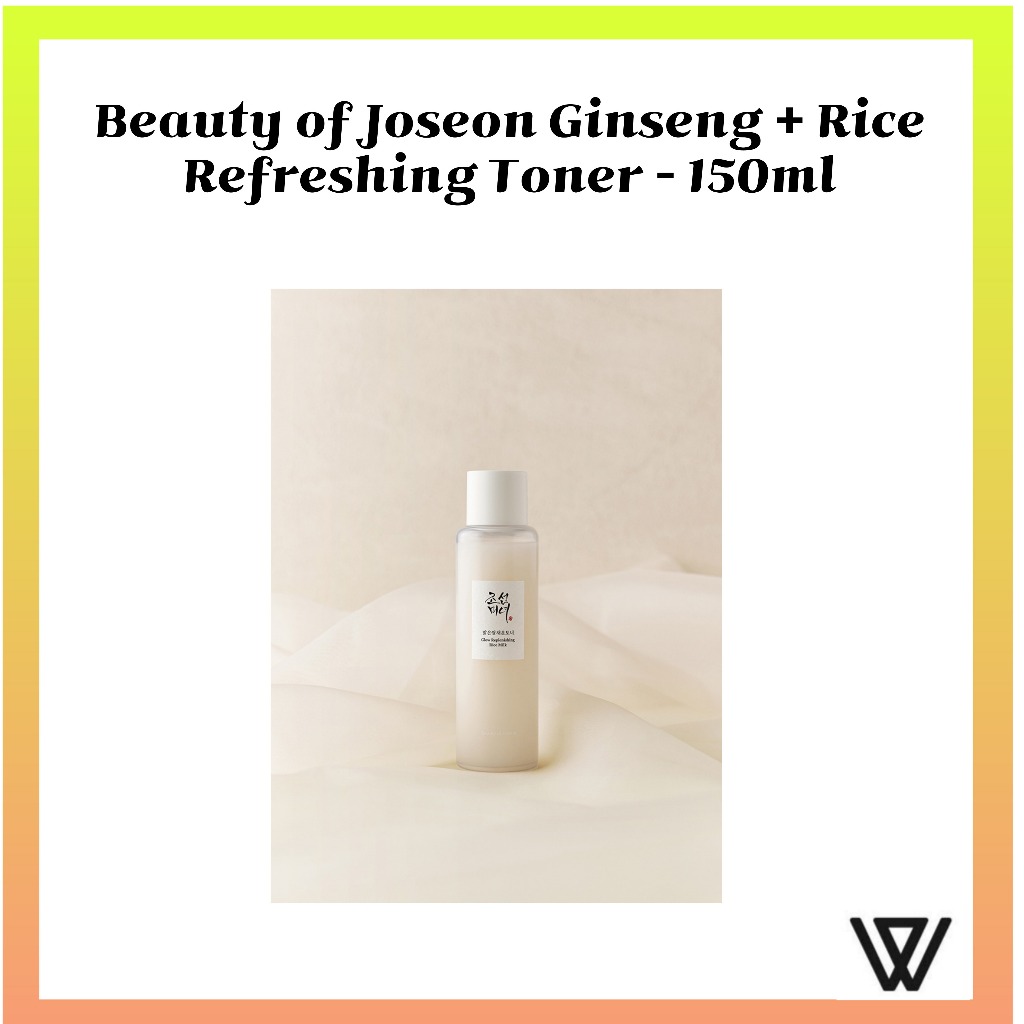 Beauty of Joseon Ginseng + Rice Refreshing Toner – 150ml | Shopee ...