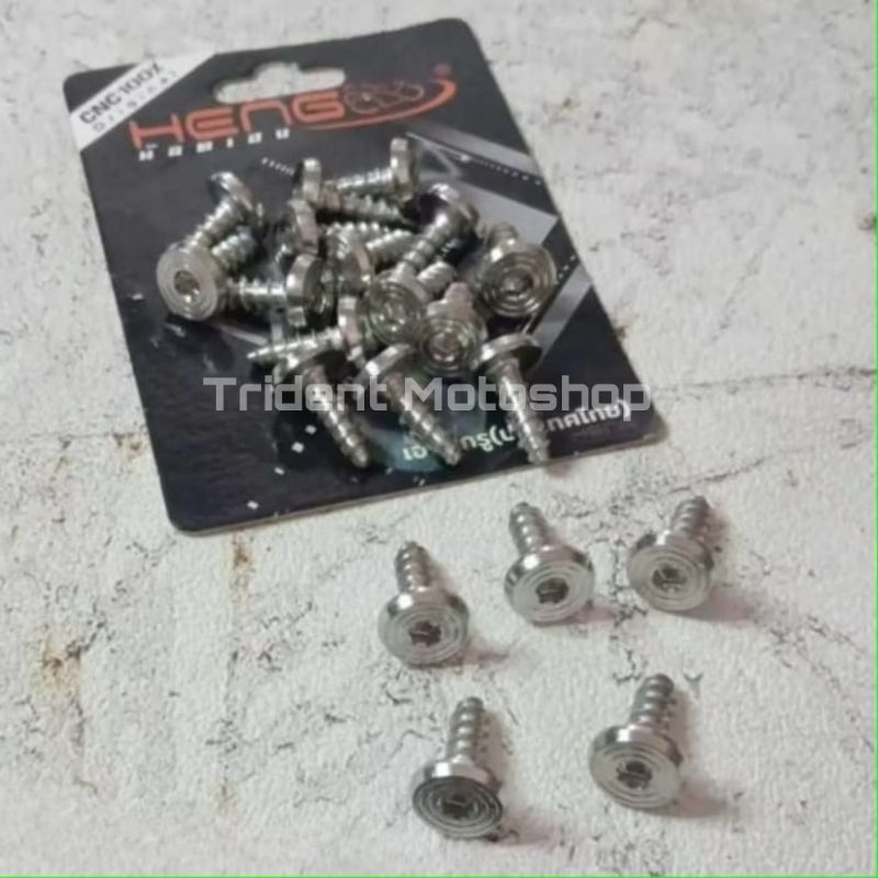 Honda Probolt body scrub bolts, flat Stainless HENG model, ORIGINAL ...