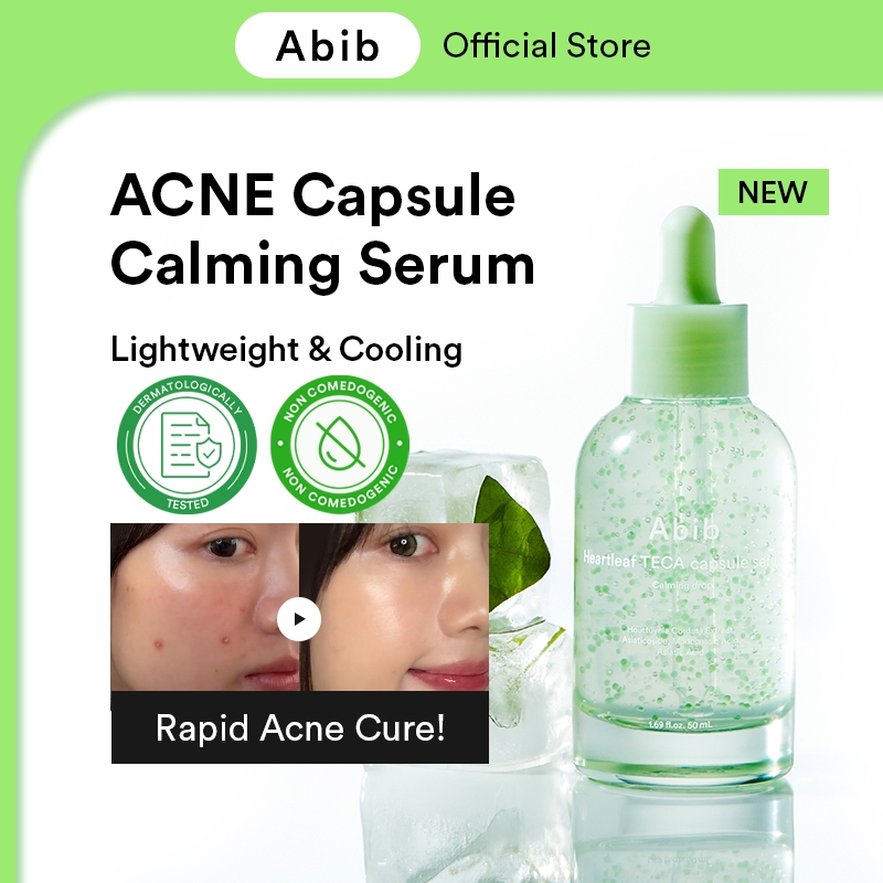 Abib Heartleaf TECA capsule serum Calming drop 50ml | Shopee Philippines