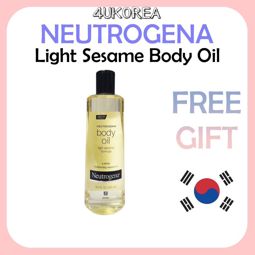 NEUTROGENA Light Sesame Body Oil 250ml / K-BEAUTY | Shopee Philippines