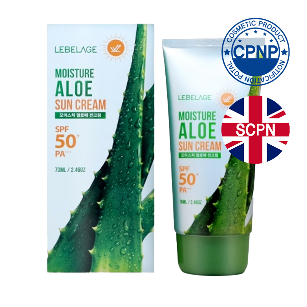 LEBELAGE Moisture Aloe Sun Cream SPF 50+ PA+++ - 70ml | Shopee Philippines