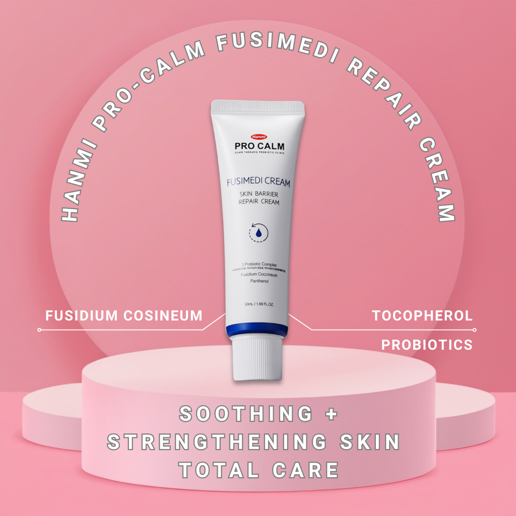 Hanmi Pro-Calm Fusimedi Repair Cream with Tocopherol - Soothing Moisturizer for Strengthening ...
