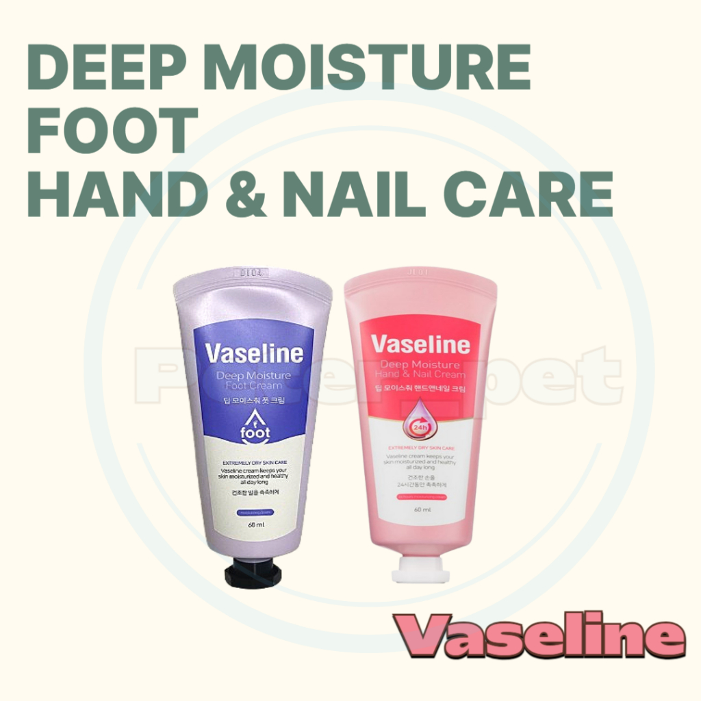 [Korea Vaseline] Deep Moisture Hand Nail & Foot Cream Deep Moisture ...