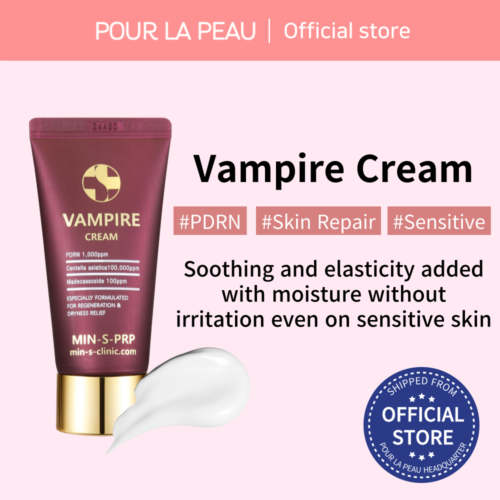POUR LA PEAU Vampire Cream for sensitive skin PDRN skin soothing cream ...