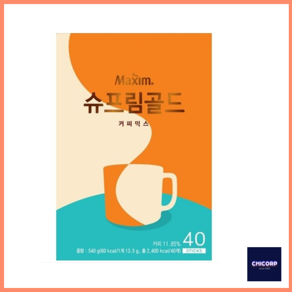 Maxim Supreme Gold coffee mix 14g X 40ea | Shopee Philippines