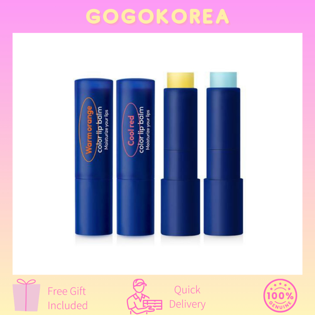 [DASHU] Men's Color Change Lip Balm 4g Cool Tone & Warm Tone | Shopee ...