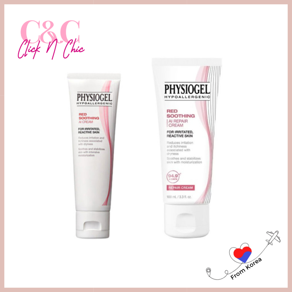 PHYSIOGEL Red Soothing AI Cream 50ml / Repair Cream 100ml | Shopee Philippines