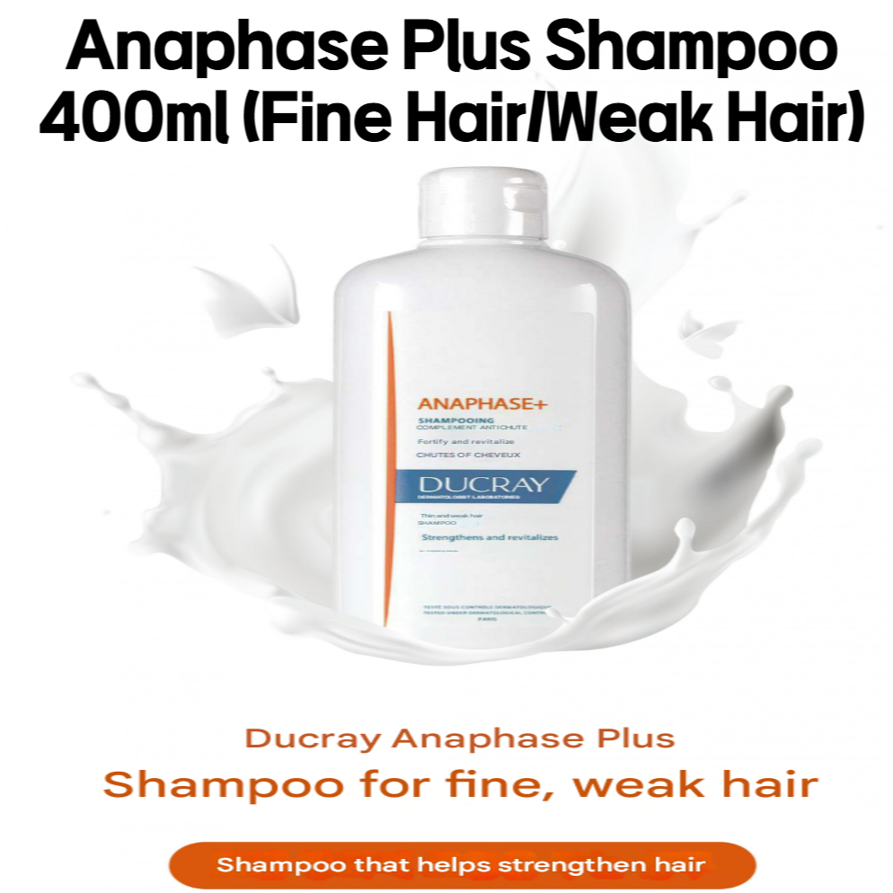 Ducray Anaphase Plus Shampoo 400ml (Fine Hair/Weak Hair) | Shopee ...