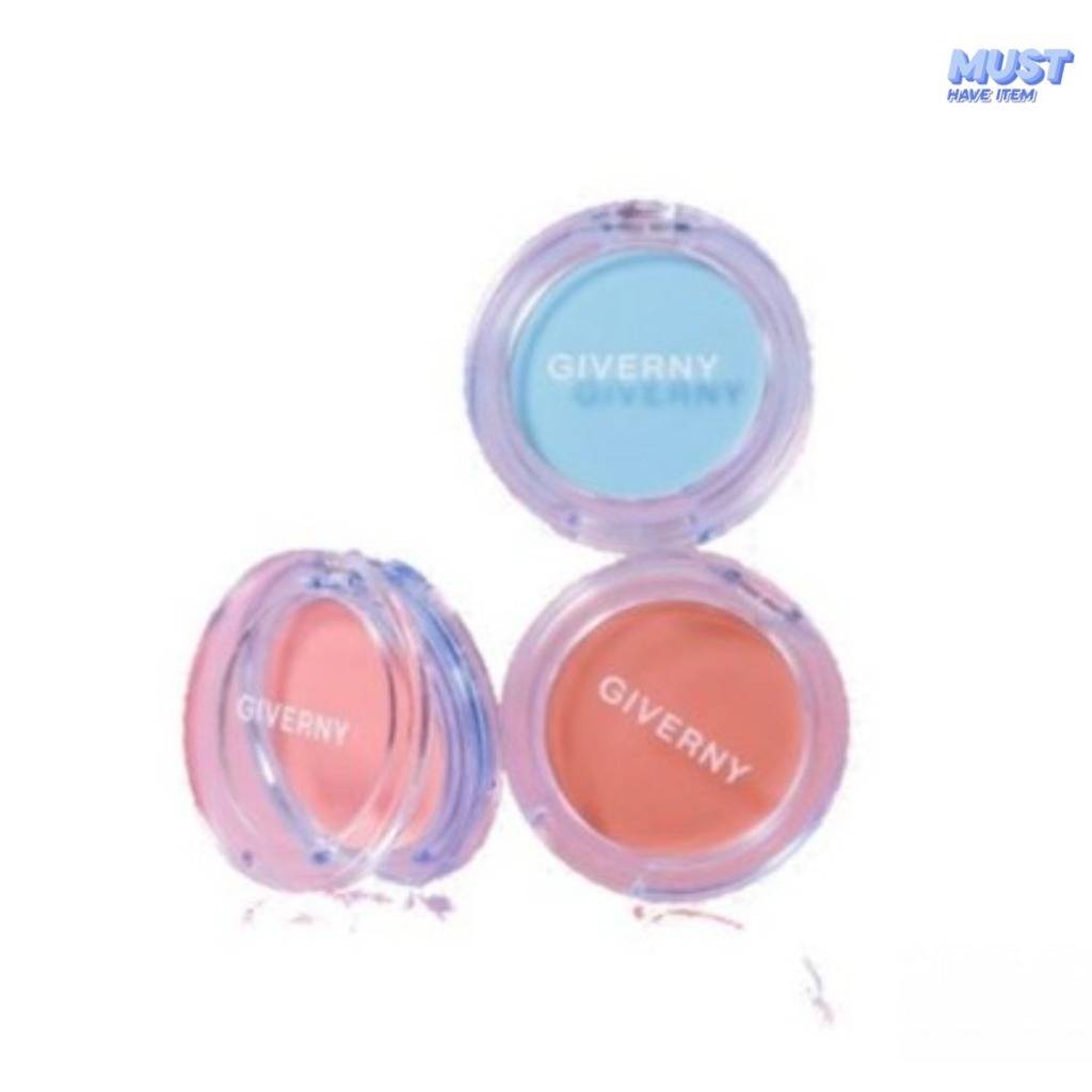 Giverny Dewy Gel Glow Cream Blusher, 00 Glow Overlay, 01 Peach Guava ...