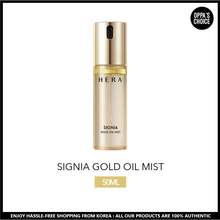 HERA SIGNIA GOLD OIL MIST 50ML | Shopee Philippines