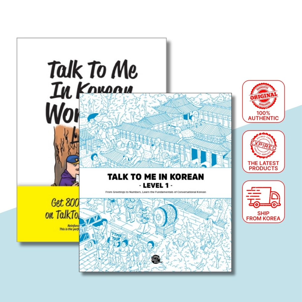 Talk To Me In Korean Level 1 – Textbook & Workbook Set for Beginners ...