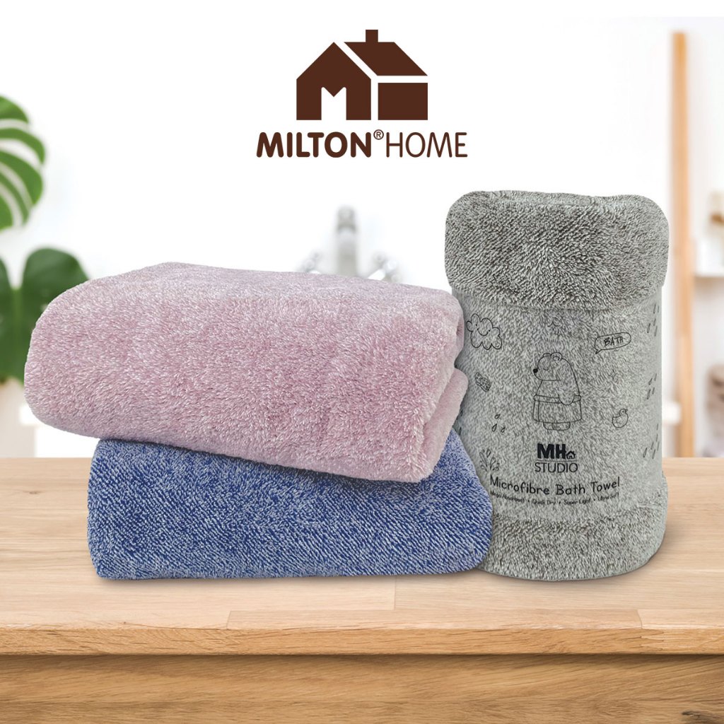 BUNDLE of 3 Milton Home Studio Microfiber (HIDEN, IIDEN, JIDEN) Bath ...