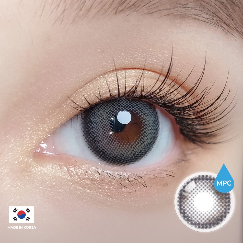 [OLOLA] MUTED GRAY color 6months 1pair 2packs contact lens from Korea(2 ...