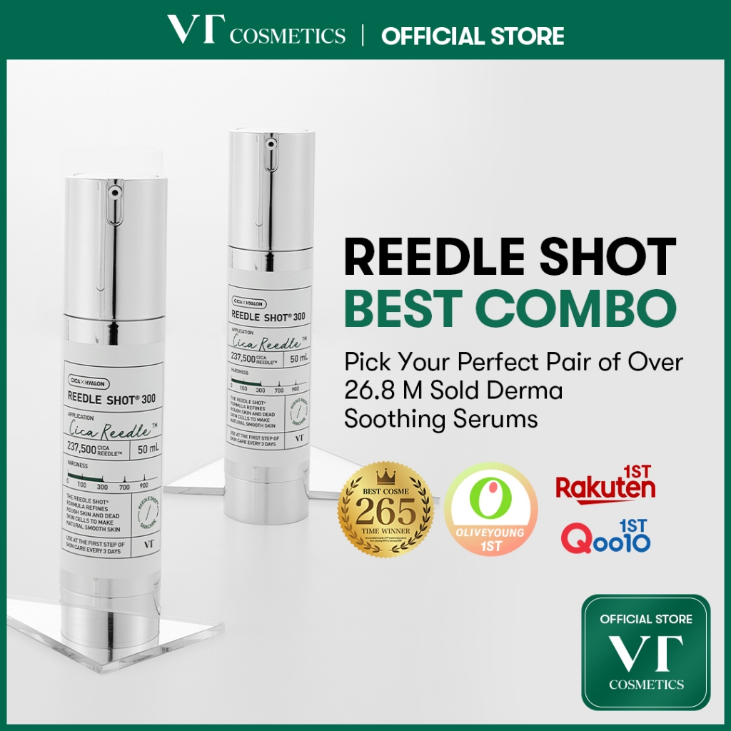 [VT] REEDLE SHOT GIFT SET 100 / 300 / 700 skin starter, skin absorption improvment [Official ...