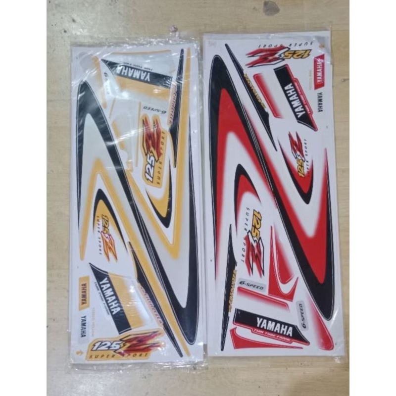 Yuyi Yamaha Y125Z ( 3 ) Body sticker ( Frame ) | Shopee Philippines