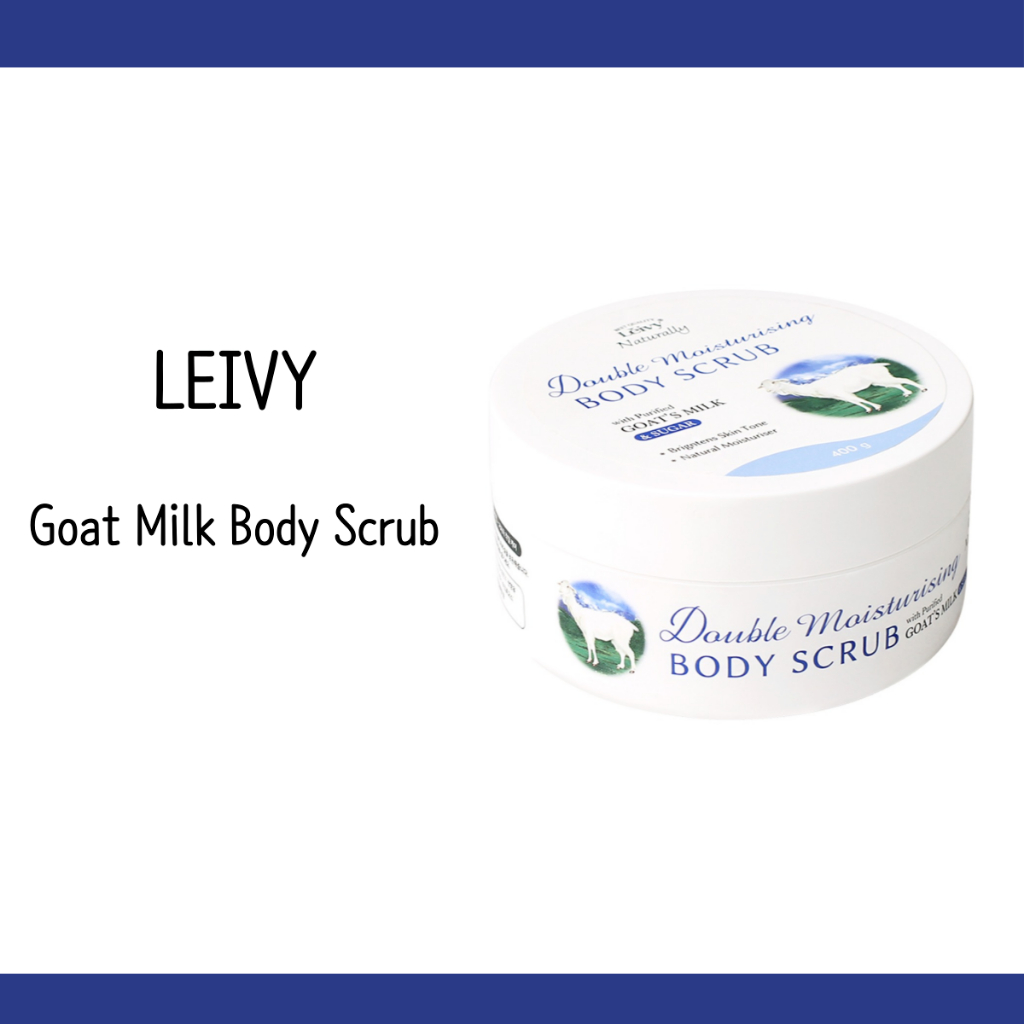 LEIVY Goat Milk Body Scrub Perfect Quality | Shopee Philippines