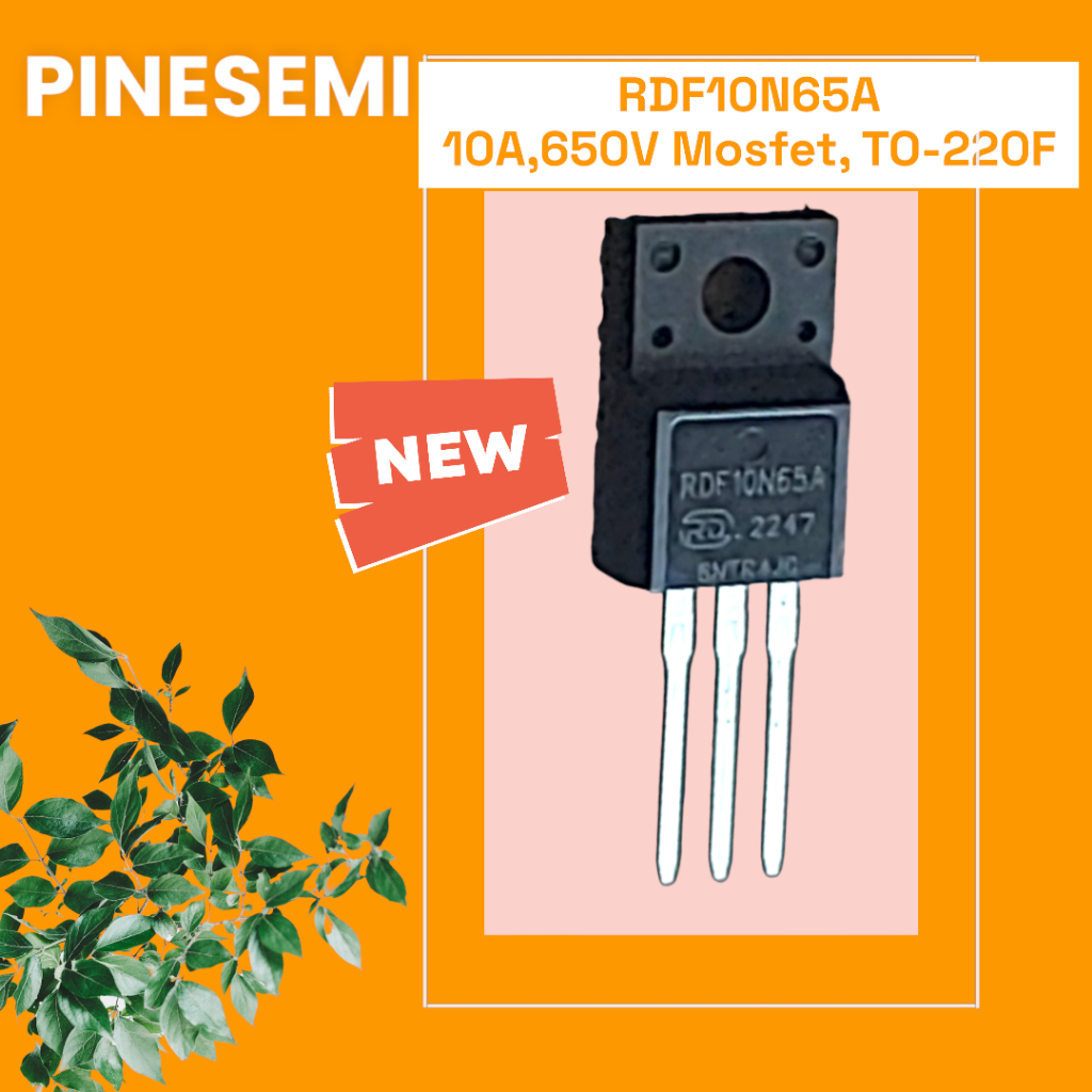 PINESEMI (20pcs) 10A 650V N Channel Power Mosfet TO220F High Current Mosfet | Shopee Philippines