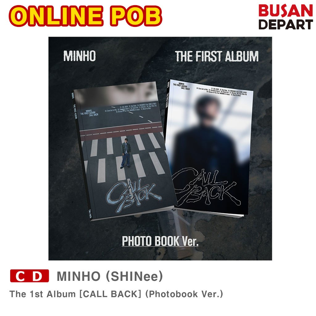 [ONLINE POB]MINHO (SHINee) The 1st Album [CALL BACK] (Photobook Ver ...
